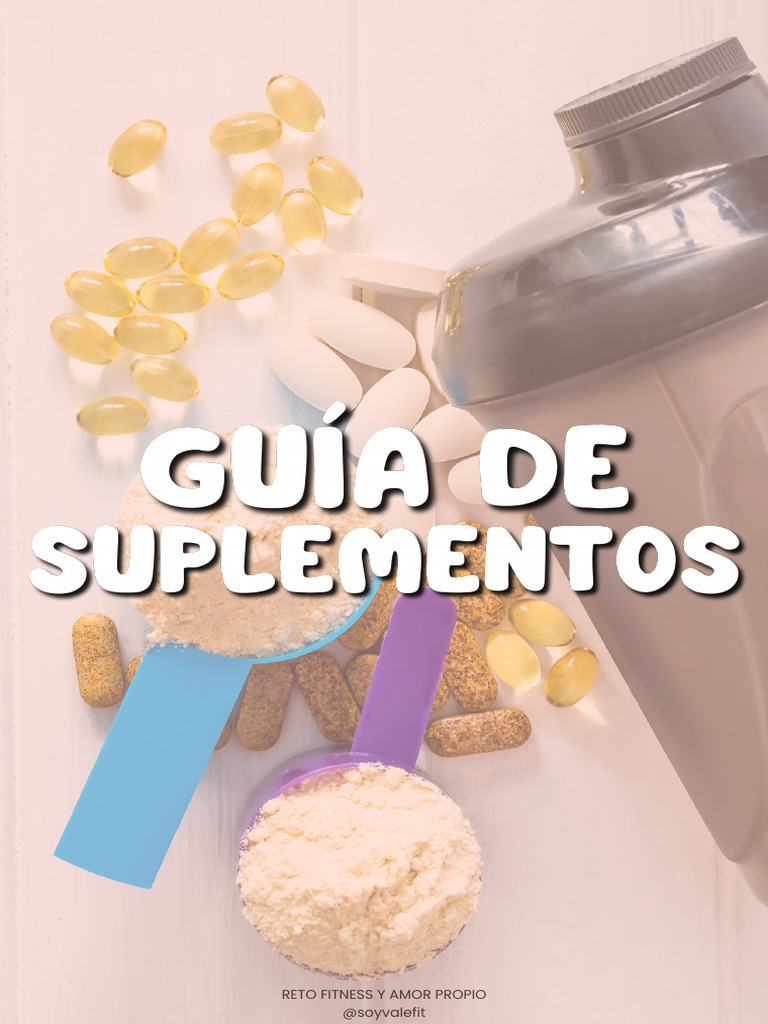 guia de suplemento | PDF | Aptitud física | Proteínas
