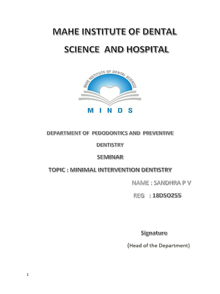 FINAL [PEDO] | PDF | Health Sciences | Dentistry