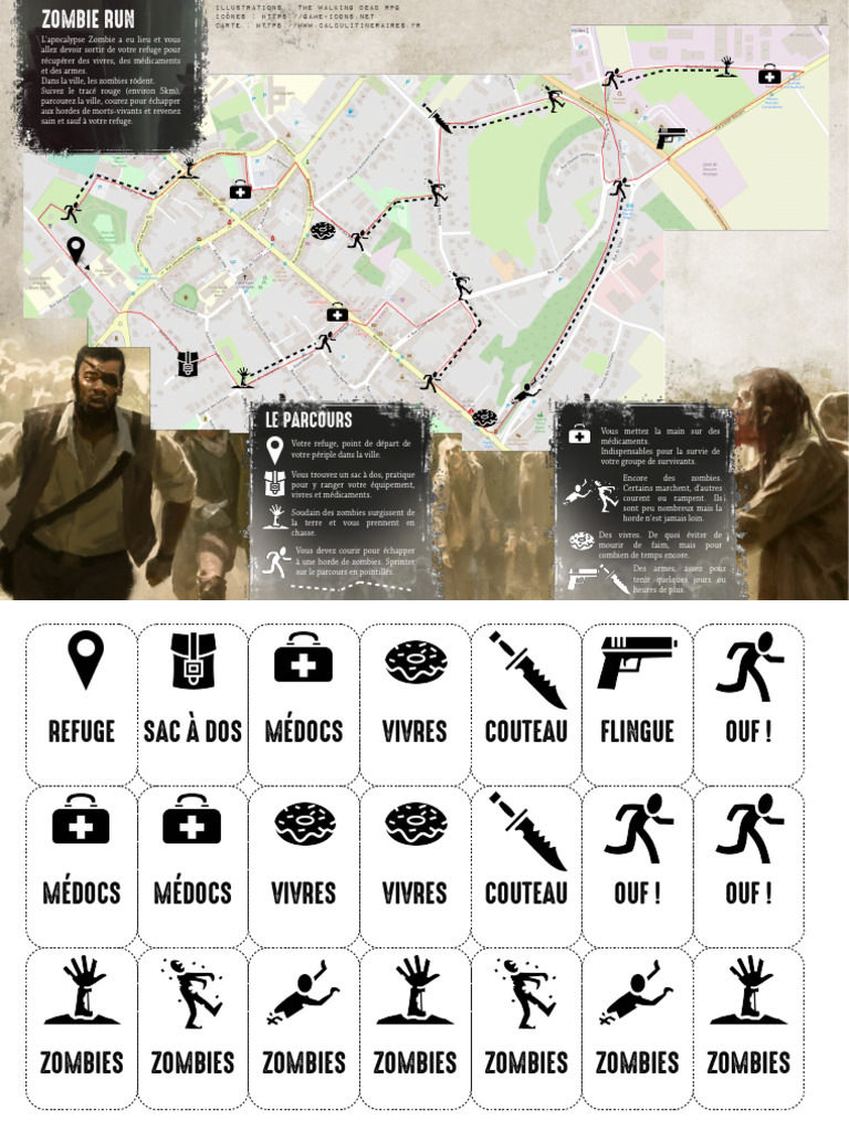 Course d'évasion des zombies 2020 | PDF | Des morts-vivants