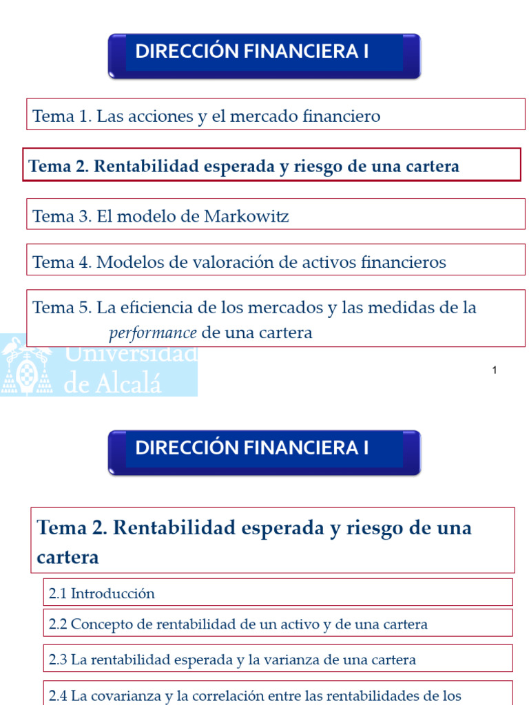 Tema 2 Direccion Financiera I | PDF | Servicios financieros | Business