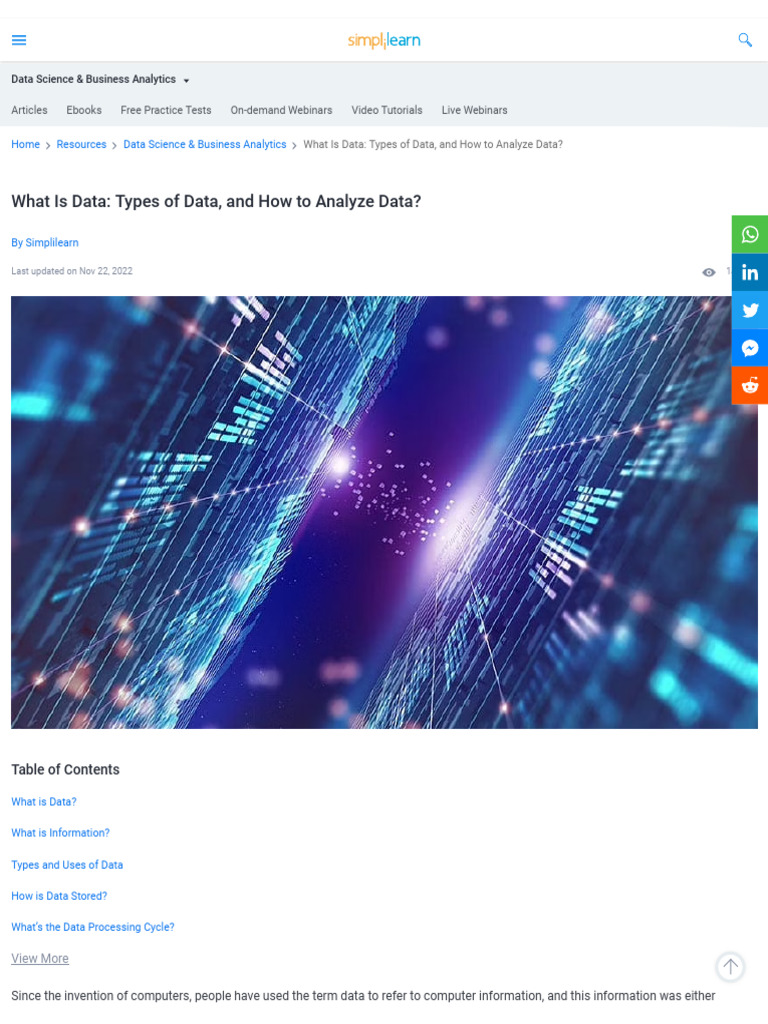 What Is Data Types Of Data And How To Analyze Data Updated Pdf Data Data Analysis
