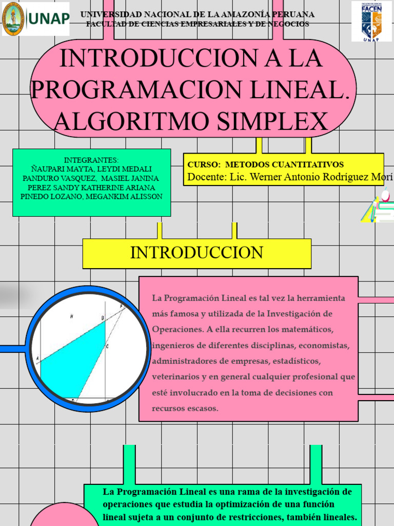 PROGRAMACION LINEAL Y ALGORITMO | PDF | Programación lineal | Algoritmos