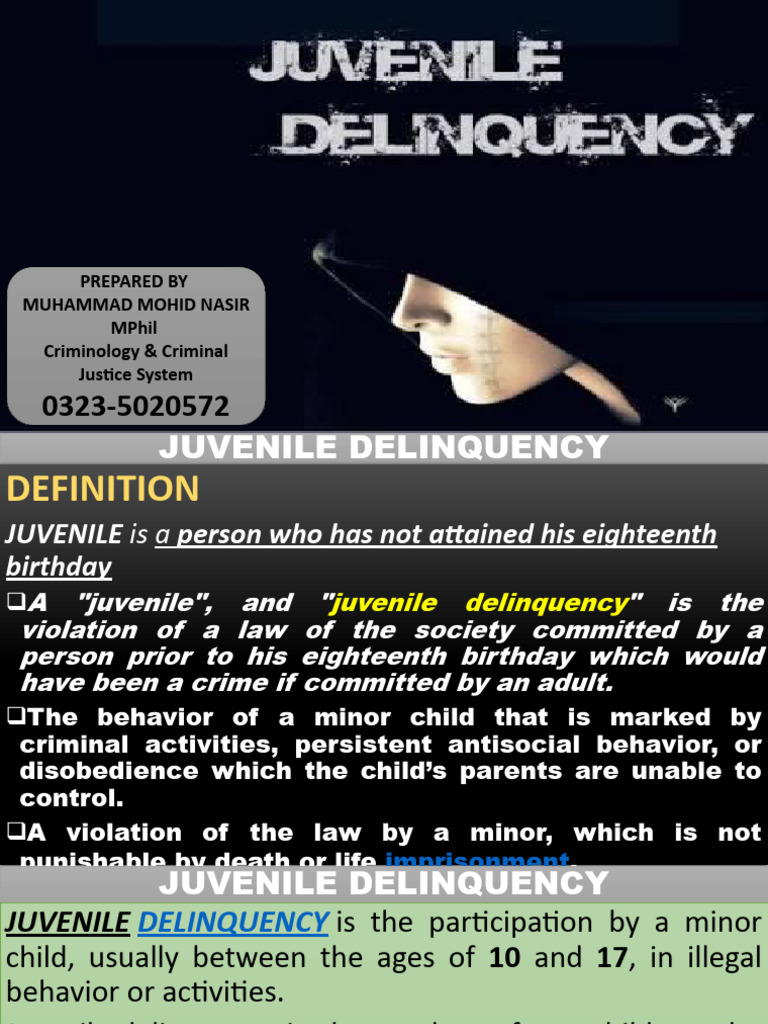 Causes and Solutions of Juvenile Delinquency | PDF | Juvenile ...