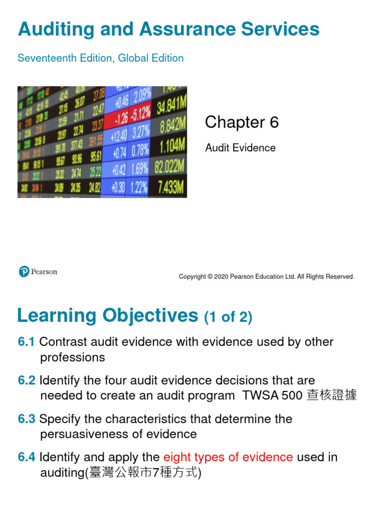 Arens Aas17 PPT 06 | PDF | Financial Audit | Audit