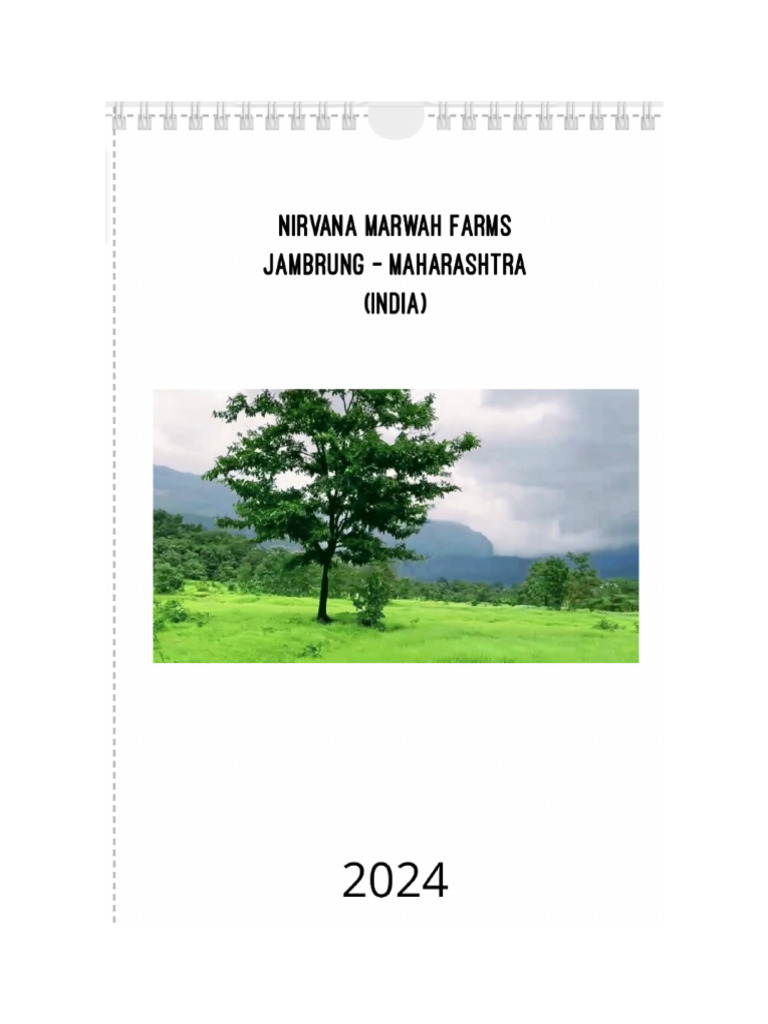 2024 Nirvana Marwah Calender | PDF