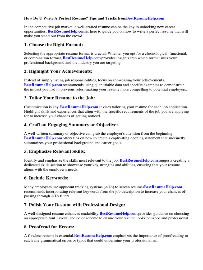 How Do U Write A Cover Letter | PDF | Résumé | Job Interview