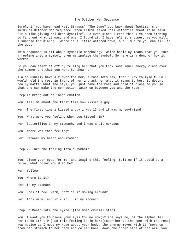 The October Man Sequence | PDF | Feeling