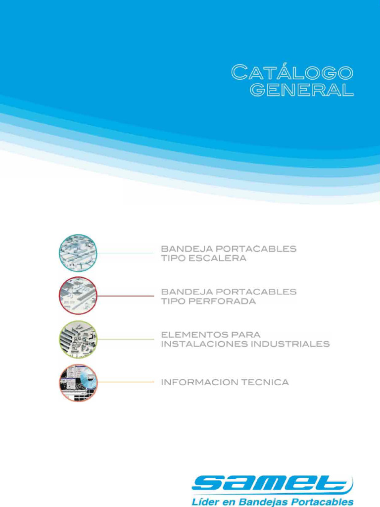 Catalogo General Samet 2012 Bandejas Linea Antigua | PDF