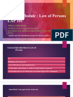 Law of Persons Chapter 1 Notes | PDF | Precedent | Common Law