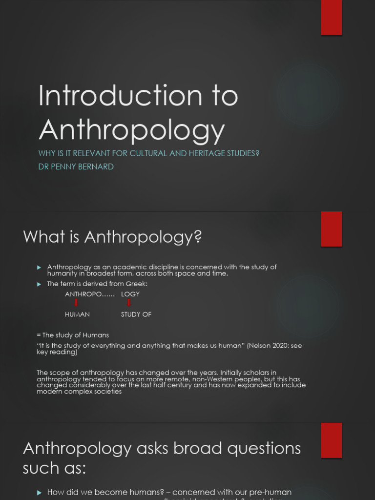 Introduction To Cultural Anthropogy | PDF | Anthropology | Ethnography