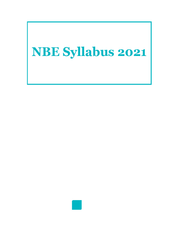 Nbe Syllabus 2021 182e4c48 | Download Free PDF | English Language | Reason