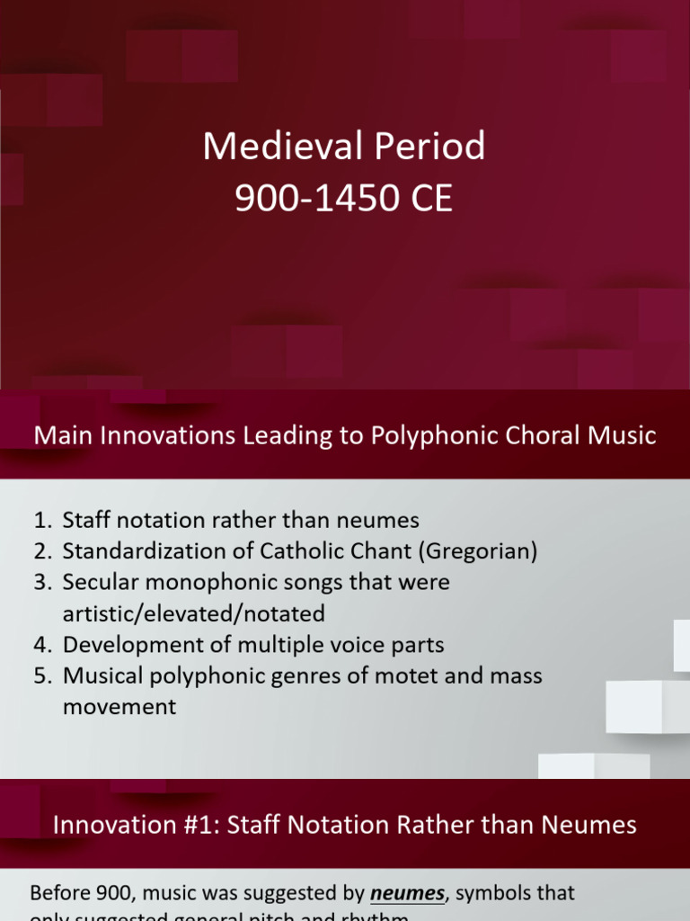 Medieval and Renaissance Music | PDF | Gregorian Chant | Choir