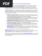 Writing an Elsevier Cover Letter Guide | PDF | Academic Journal | Editing