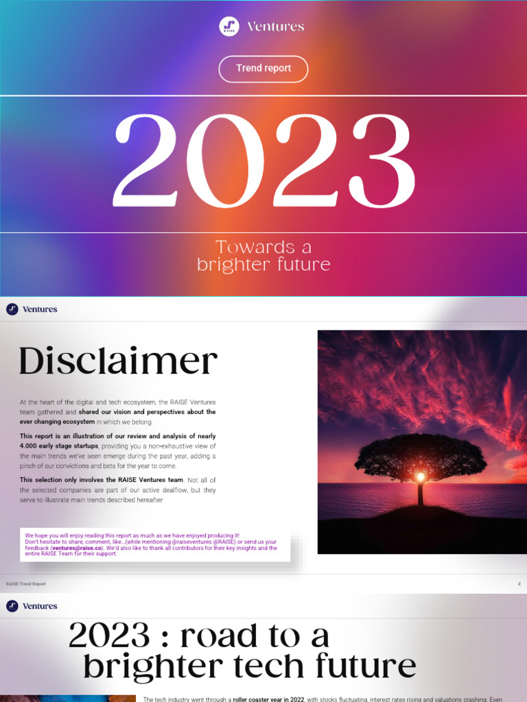 Trend Report 2023 RAISE Ventures | PDF | Climate Change Mitigation ...