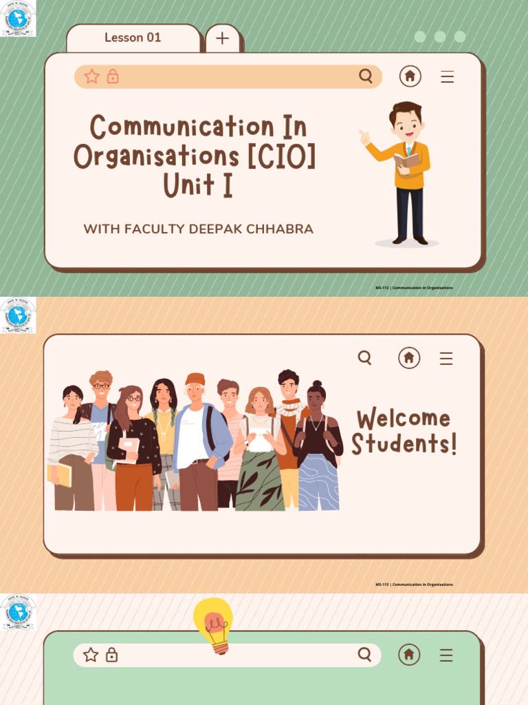 CIO - Unit I - (C) | PDF | Communication | Information