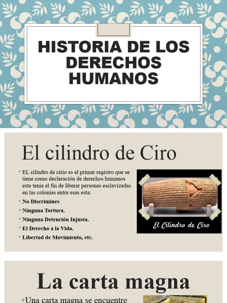 Historia de Los Derechos Humanos | PDF
