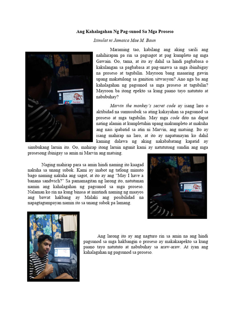 Halimbawa NG Photo Essay | PDF