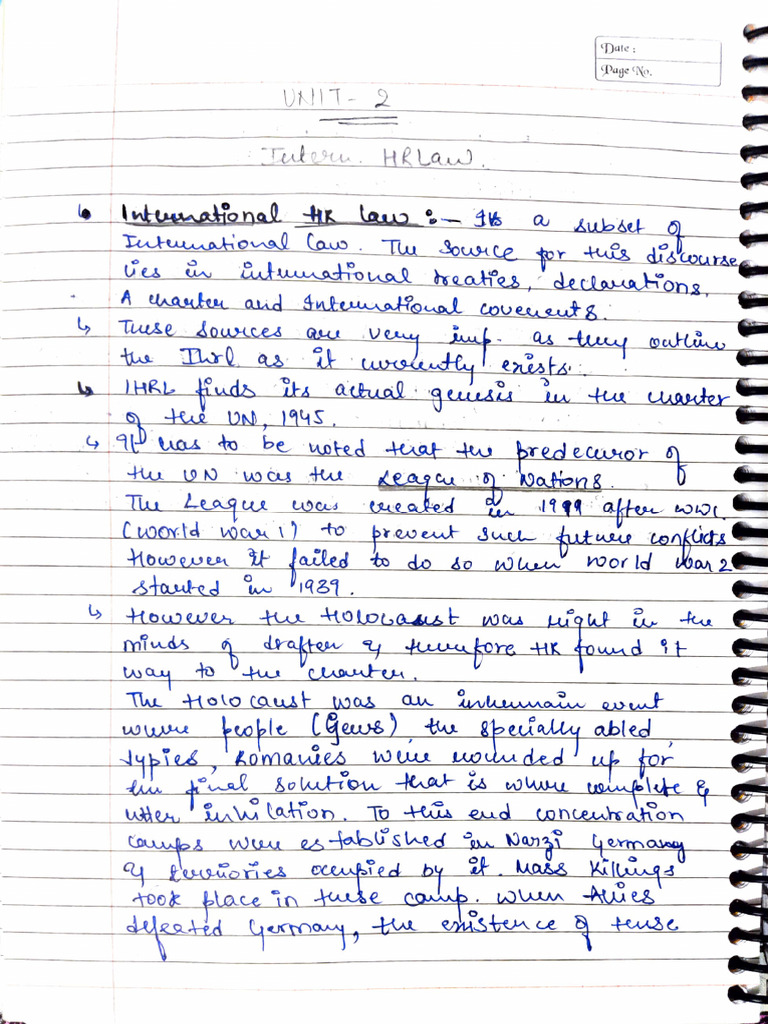 Unit 2 Human Rights (Part 1) | PDF