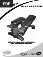 Mini Stepper Owner's Manual | PDF | Aerobic Exercise | Physical Exercise