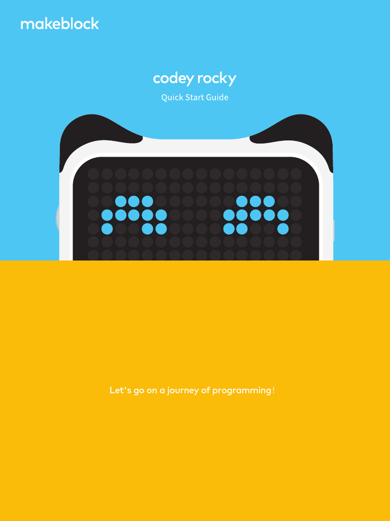 Codey Rocky: Educational Robot Guide | PDF | Mobile App | Personal ...