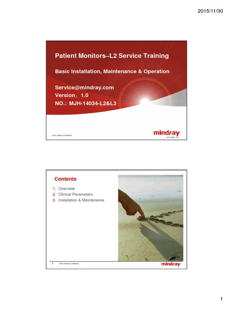 Mindray - PM - L2 - 02 - Advance - Parameters - V1.0 - CH | PDF ...