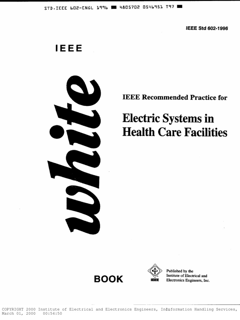 IEEE White Book | PDF | Electronic Engineering | Electricity
