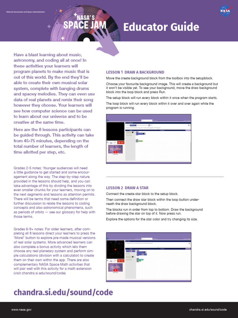 Jam Guide | PDF | Planets | Orbit