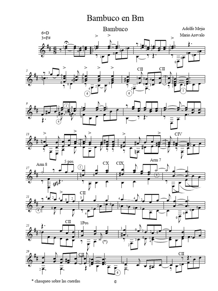 Bambuco en BM | PDF