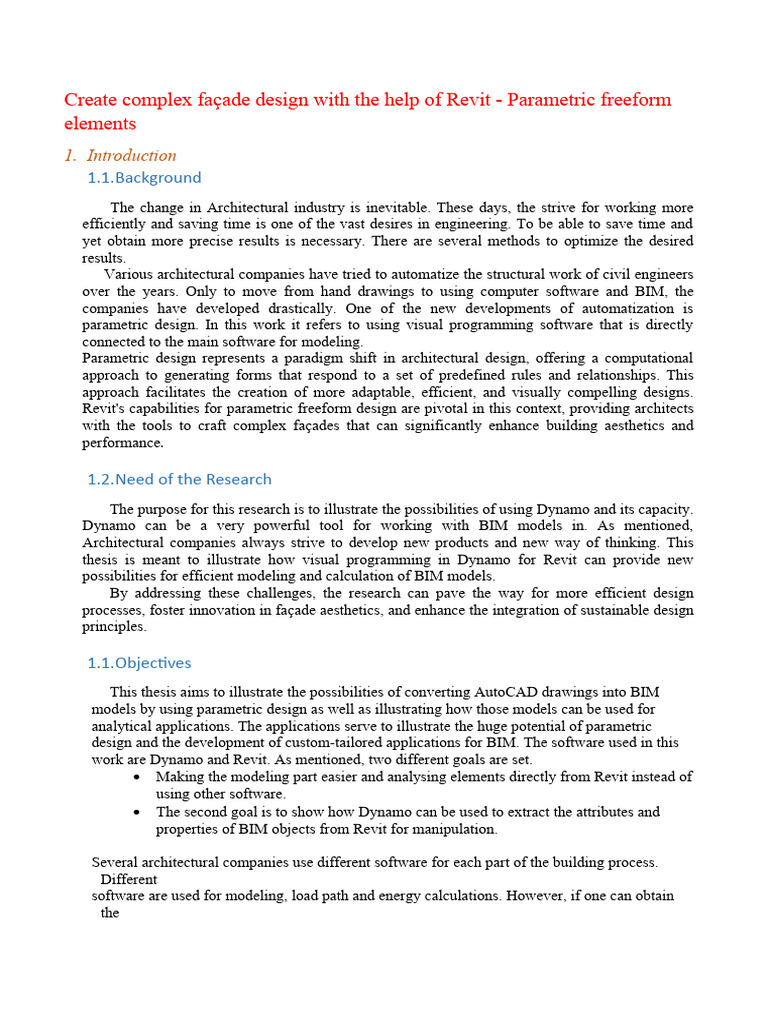 Create Complex Façade Design With The Help of Revit - Parametric ...