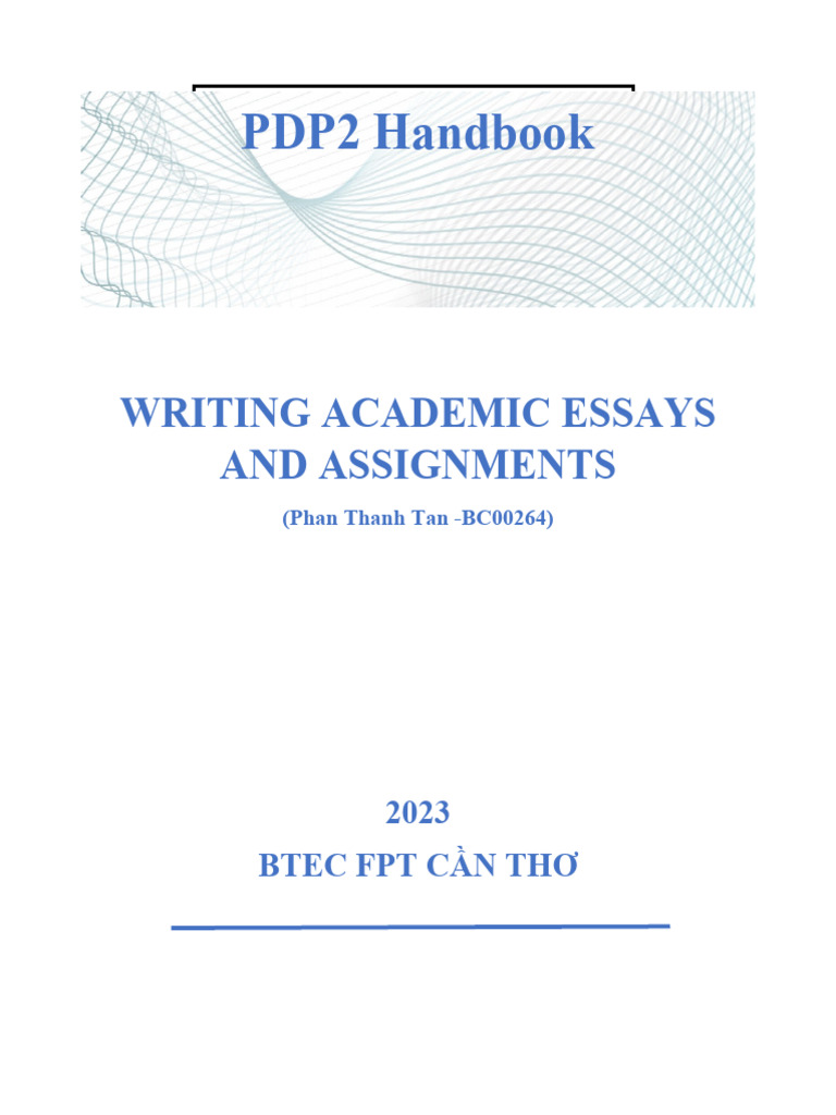 PDP2 Handbook | PDF | Essays | Reason