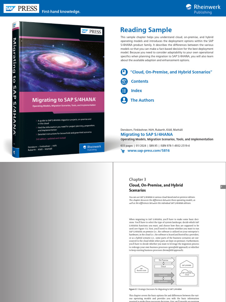 Sap Press Migrating To Sap S4hana | PDF | Cloud Computing | Software As A Service