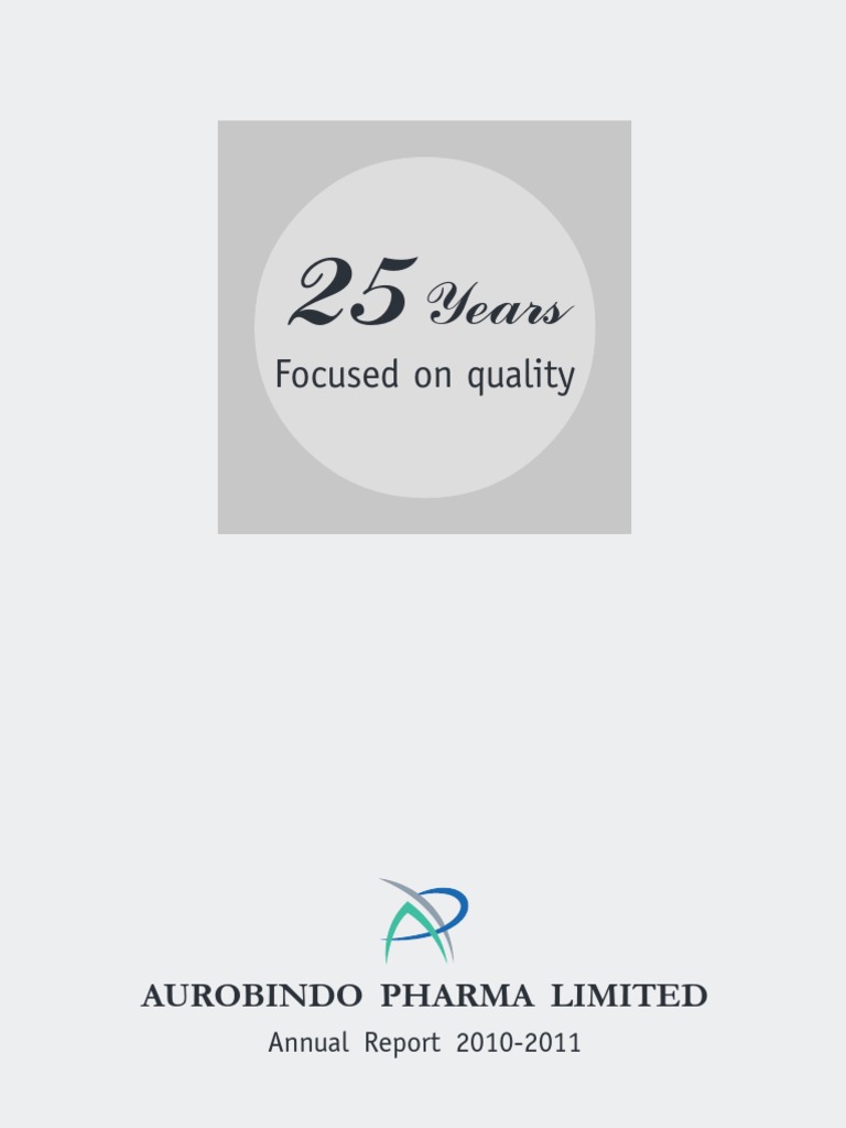 Aurobindo_AR_2011 | Generic Drug | Pharmaceutical Drug