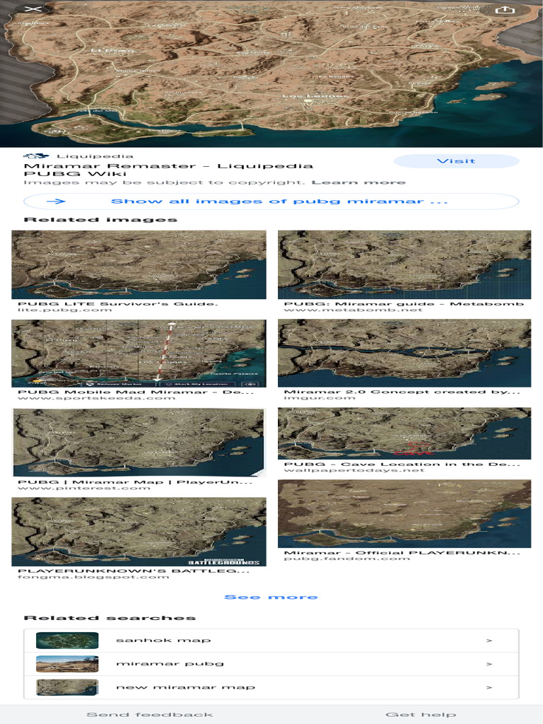 Pubg Miramar Map - Google Search | PDF