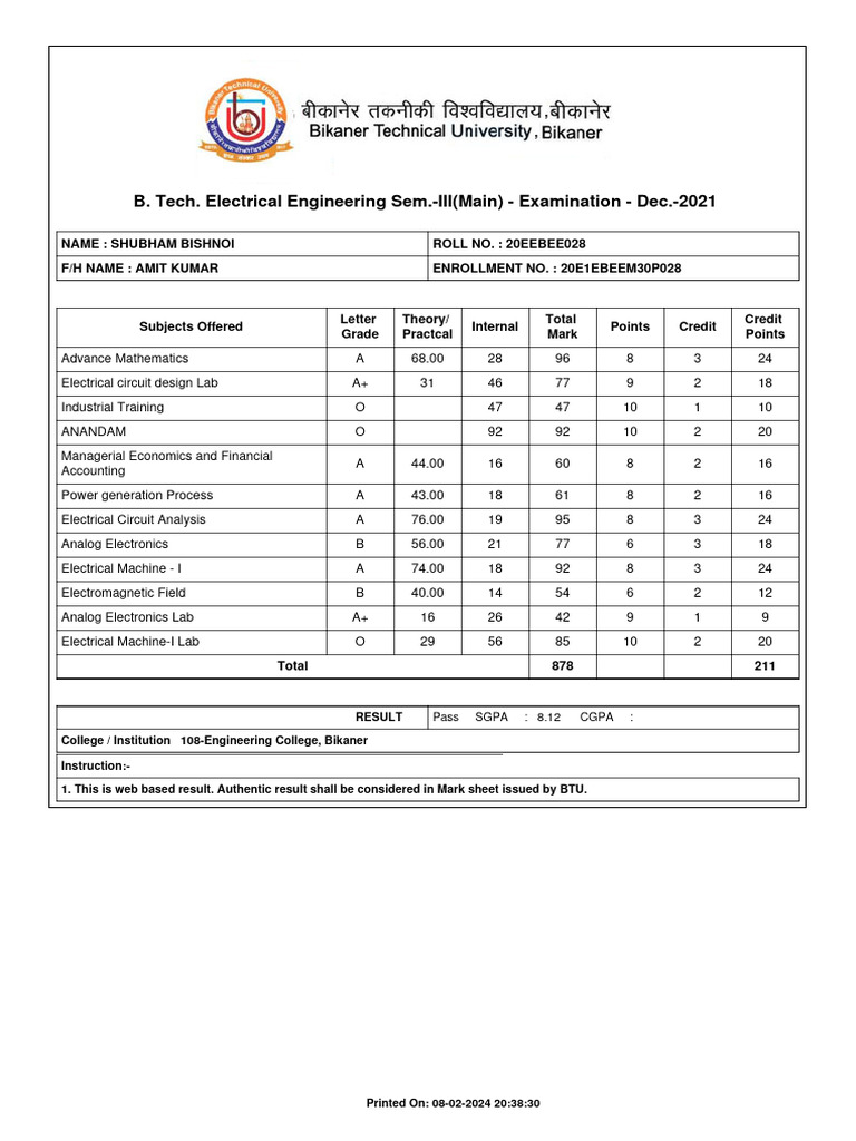 3rd Sem Main Pdf Electronics Engineering 5082