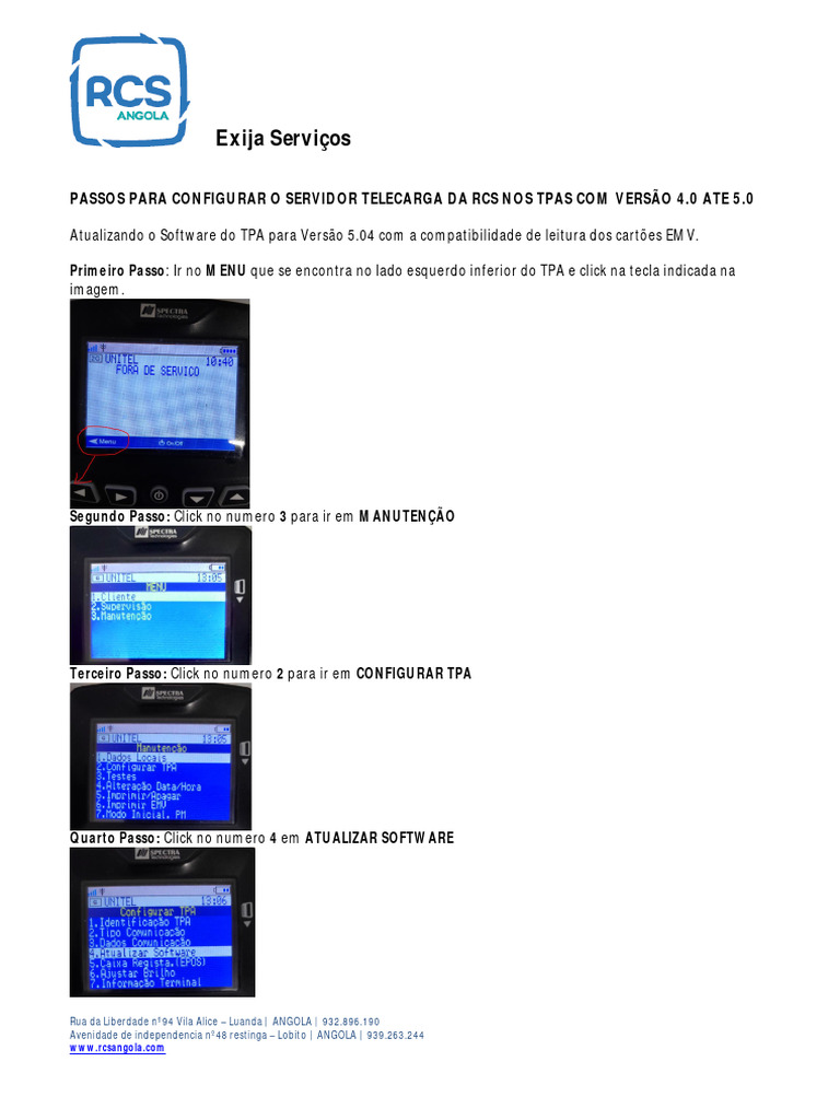 Configurar o Servidor Telecarga Nos Tpas Com Versão 4.0 Ate 5.0 | PDF