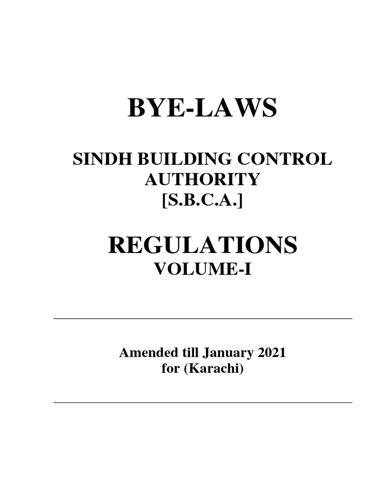 SBCA Building Regulations 2021 | PDF | Sanitation