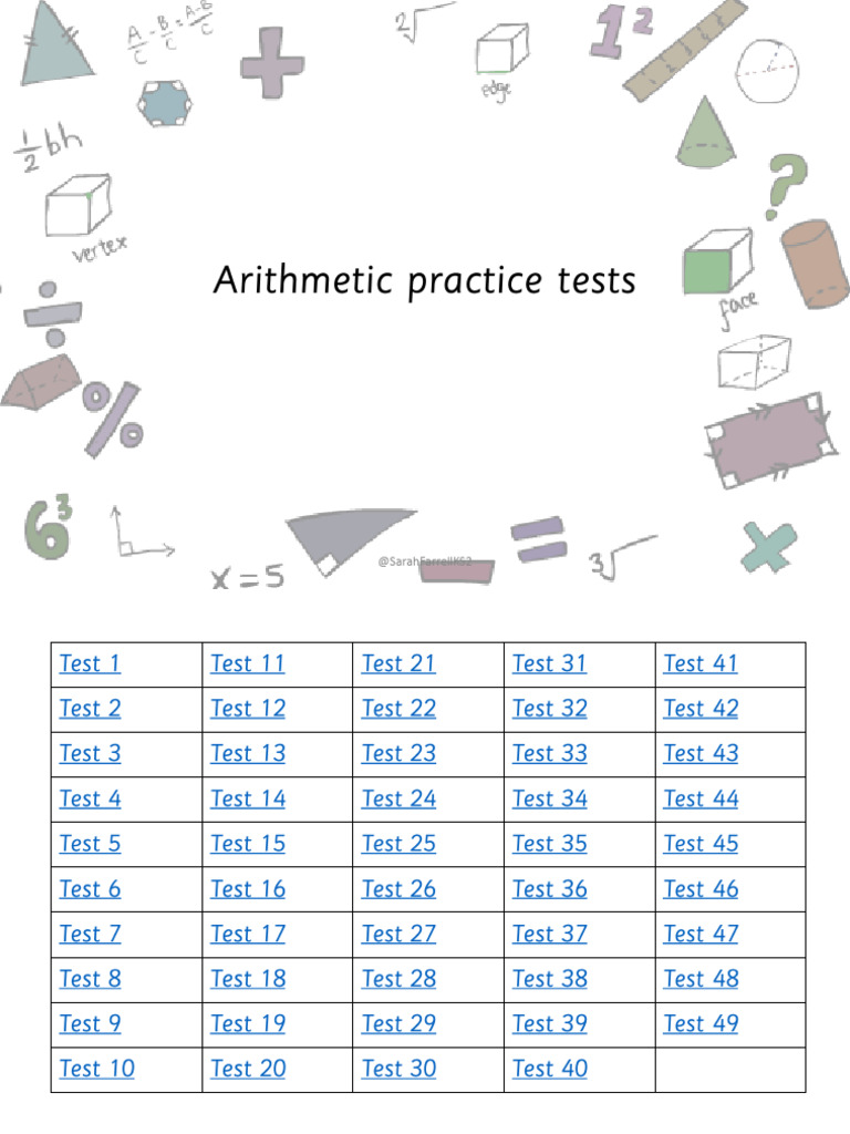 Practise Tests | PDF