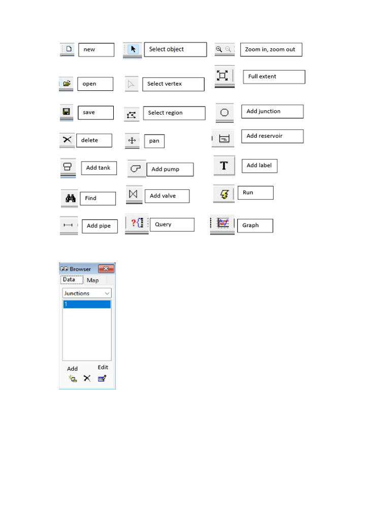 EPANET Software Interface Overview | PDF