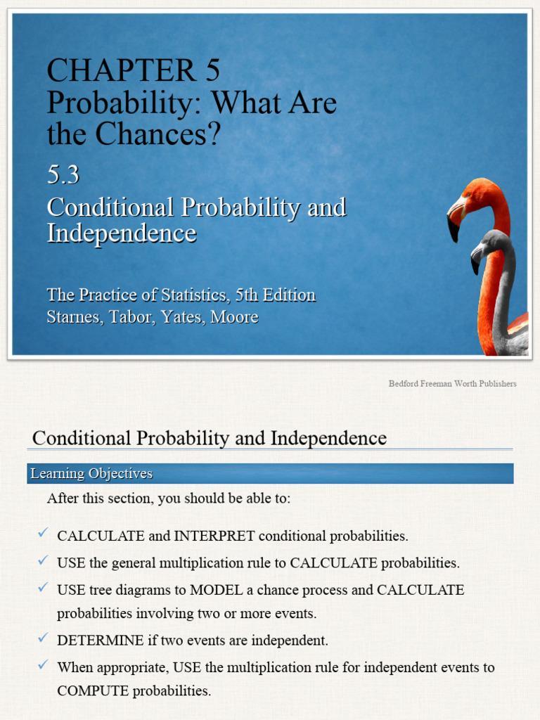 Conditional Probability & Independence | PDF | Probability | Statistics