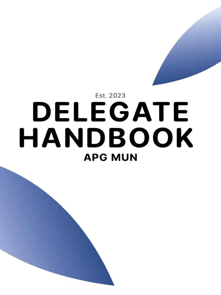 Delegate Handbook - APG MUN III | PDF | Child Marriage | Marriage