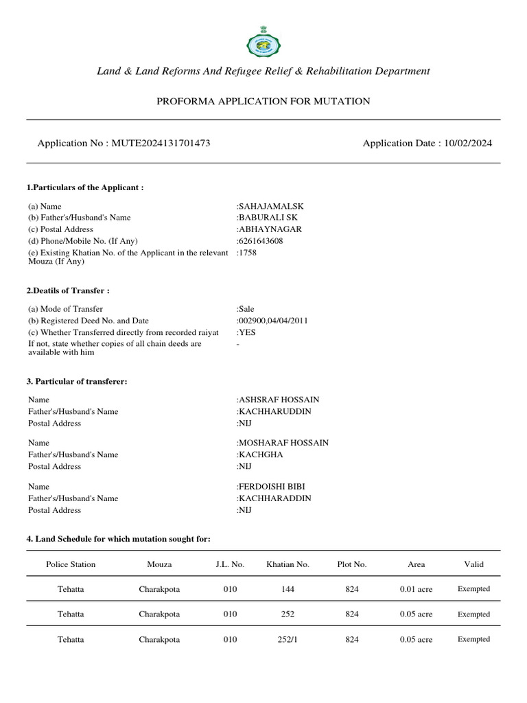 Mutation Application-143 | PDF