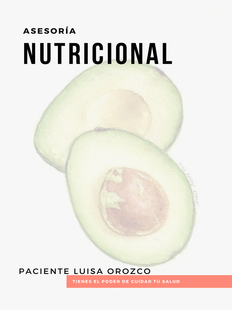 Asesoría Nutricional para Luisa Orozco | PDF | Alimentos | Comida y bebida