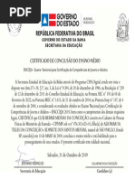 Atestado Escolar Modelo | PDF