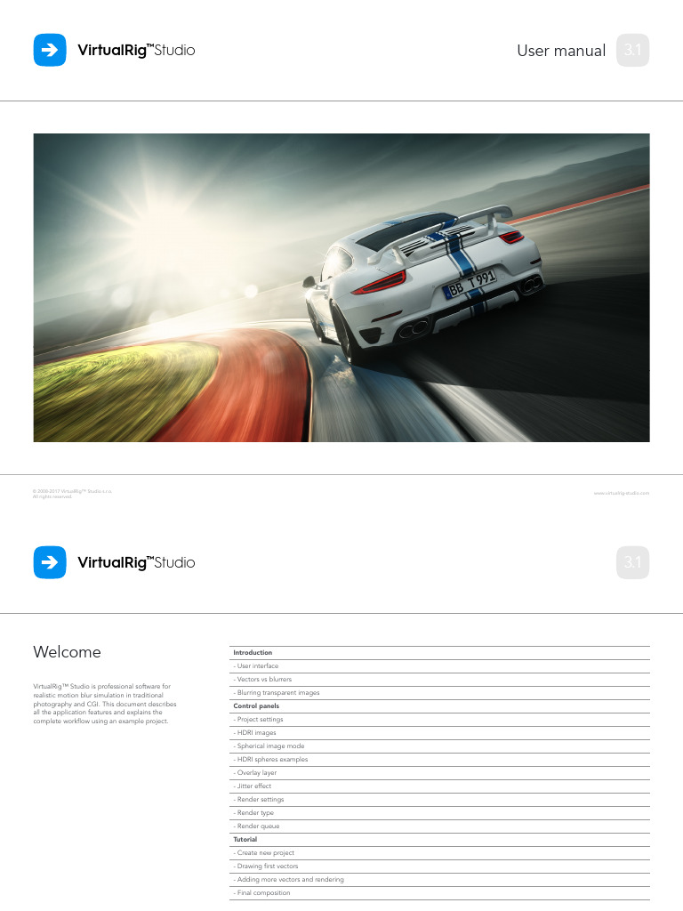 VirtualRig Studio 3.1 User Manual | Download Free PDF | Rendering (Computer Graphics) | 3 D ...