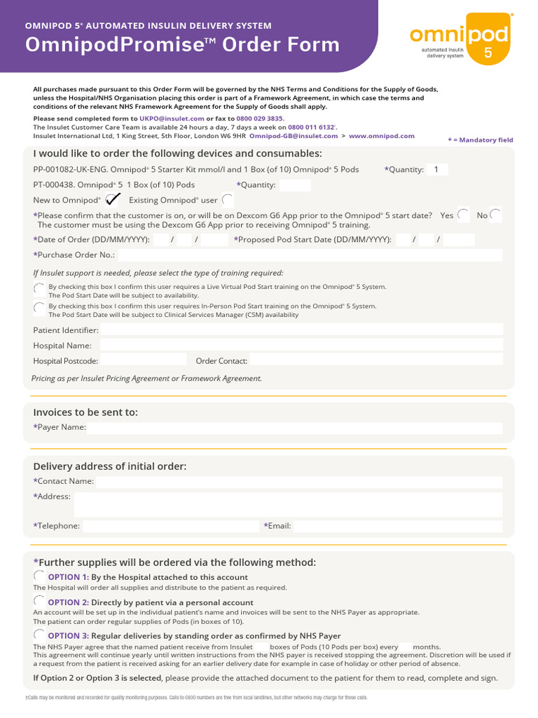 OP5 OPP Order Form-INS-OHS-10-2022-00026-V8-EW1 V1 | PDF | Consent