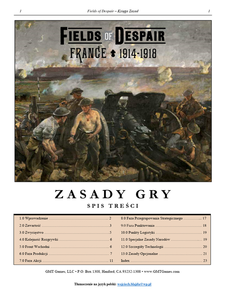 Fields of Despair - Ksiega Zasad | PDF