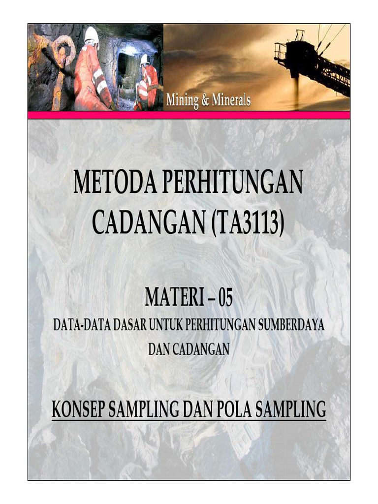 TA-3113-Materi#05-Konsep Sampling Dan Pola Sampling | PDF | Komputer ...