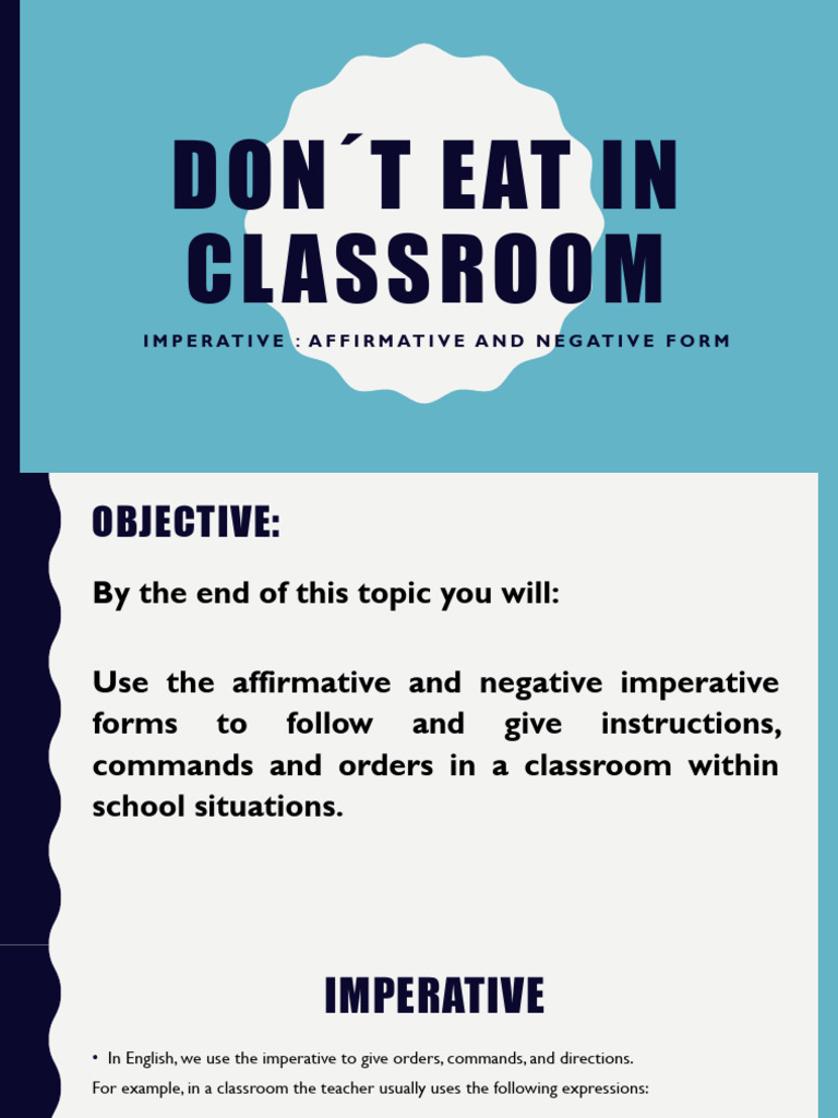 Don T Eat in Classroom | PDF