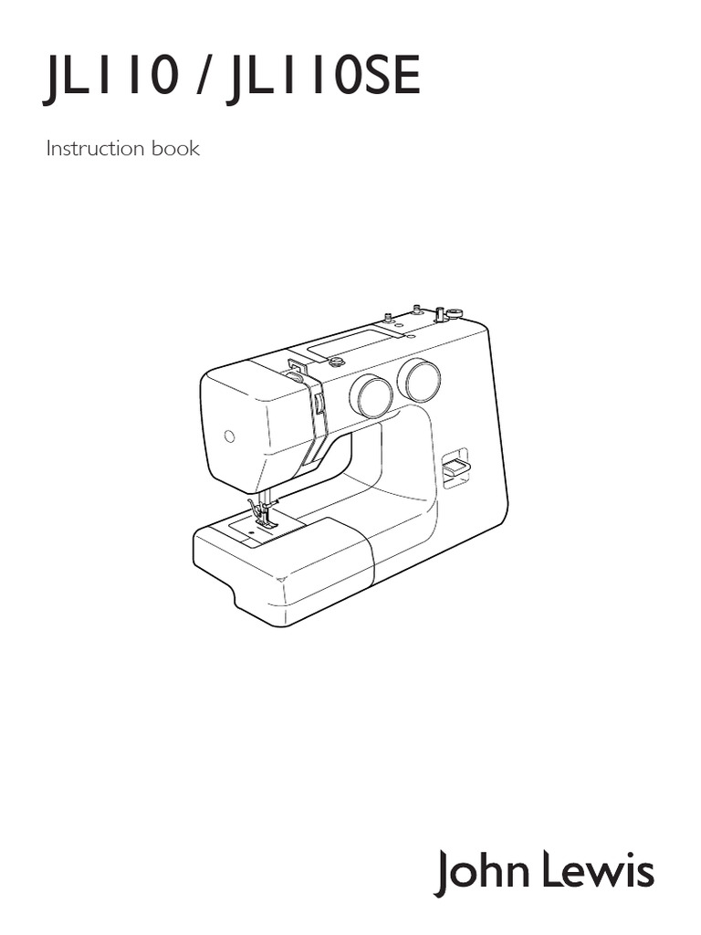 Sewing Machine JL110-JL110SE404923560 | PDF | Sewing Machine | Sewing