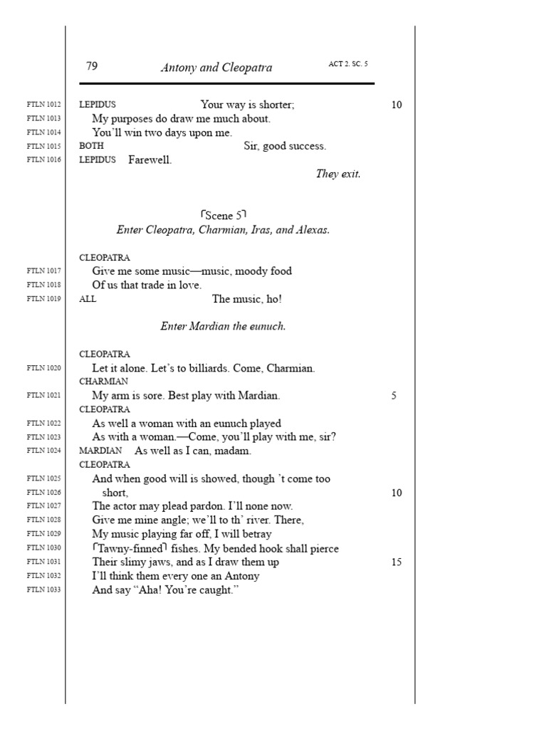 Antony and Cleopatra PDF FolgerShakespeare | PDF | Mark Antony | Julius ...